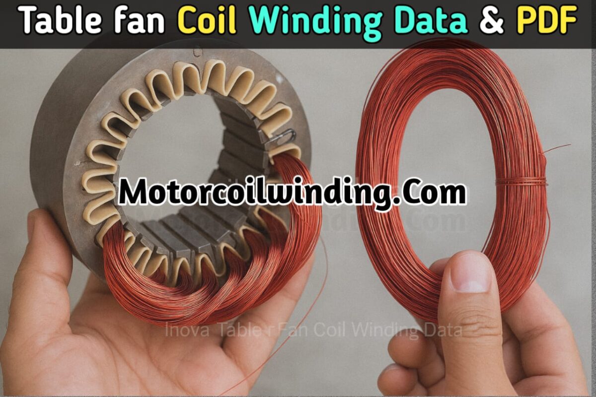 Motor Coil Winding - All Types Motor, Tools & Easy Solutions
